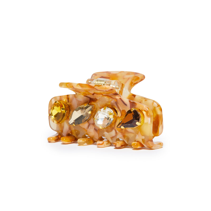 DANDELION MINI CRYSTAL CLAW CLIP - Lele Sadoughi