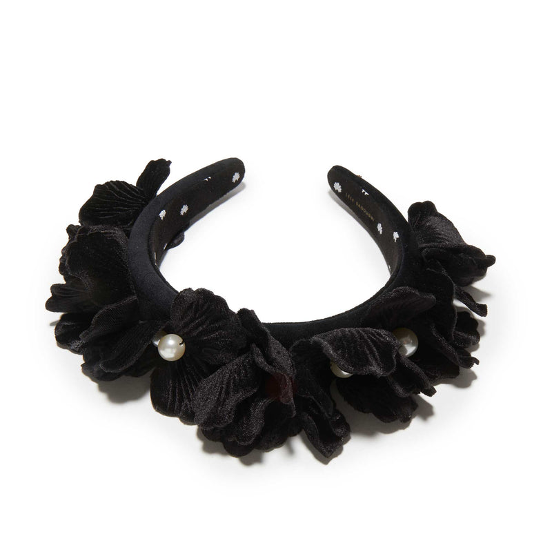 JET MAGNOLIA VELVET HEADBAND - Lele Sadoughi