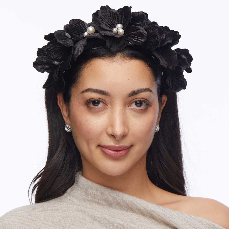 JET MAGNOLIA VELVET HEADBAND - Lele Sadoughi