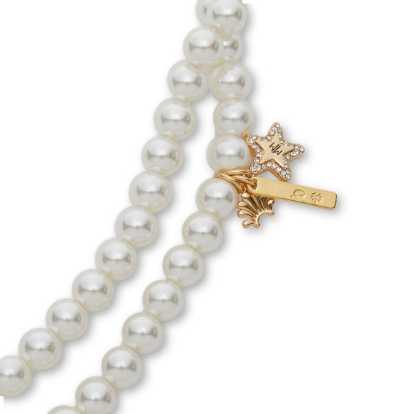 LELE SADOUGHI X MARILYN MONROE OPERA PEARL STRAND NECKLACE - Lele Sadoughi