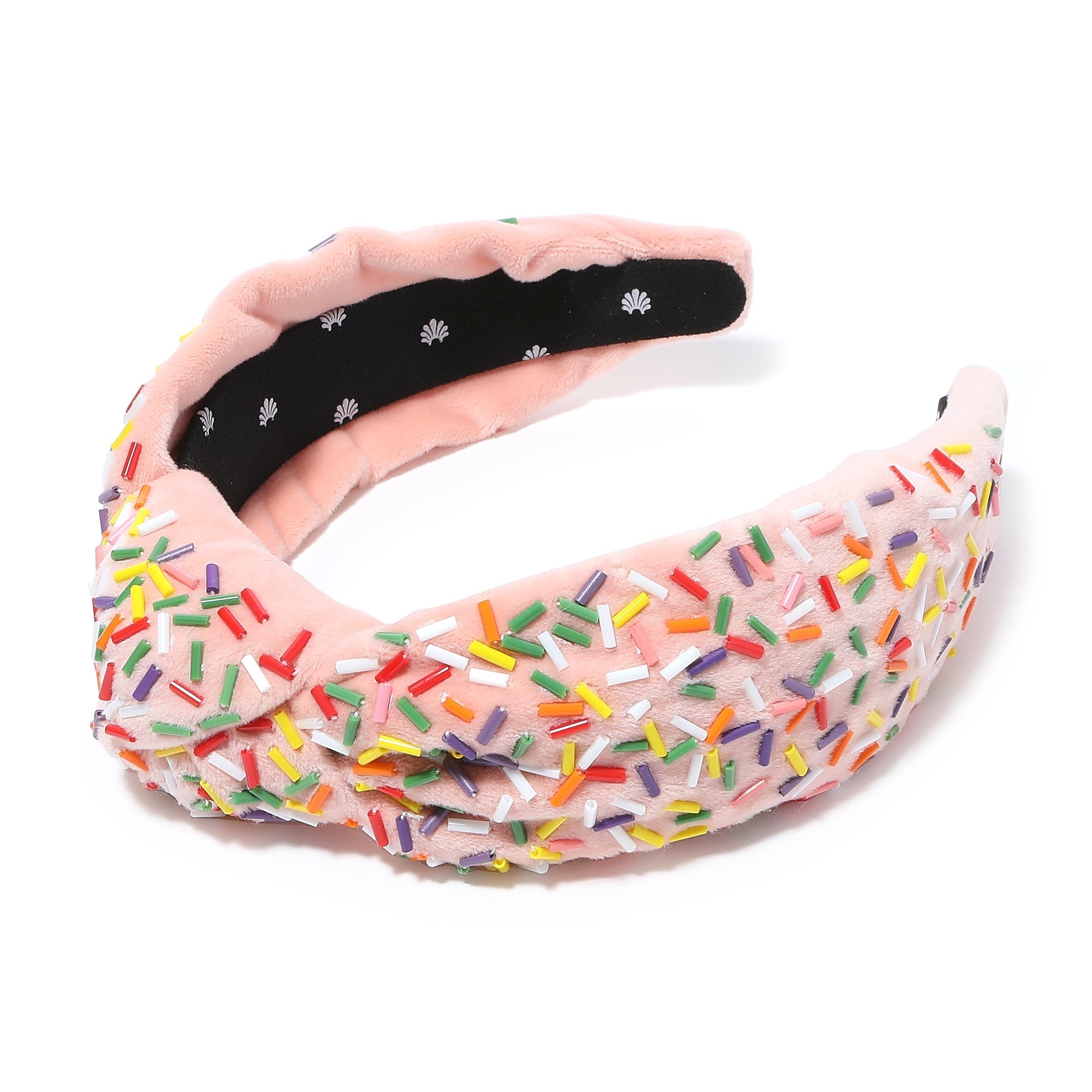 BUTTERCREAM BIRTHDAY CAKE KNOTTED HEADBAND - Lele Sadoughi